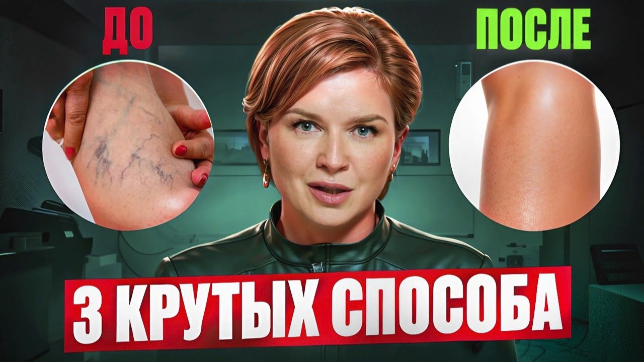 5 ПРИЧИН СОСУДОВ на лице и теле!