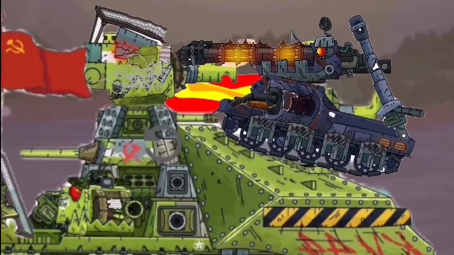 Кв-44 vs Zeus 1ч. (Анимация)