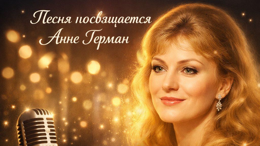 Песня "Нежный свет Анны Герман" Посвящается Анне Герман