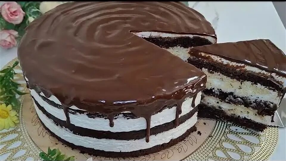 Восхитительный ПП торт «Баунти»