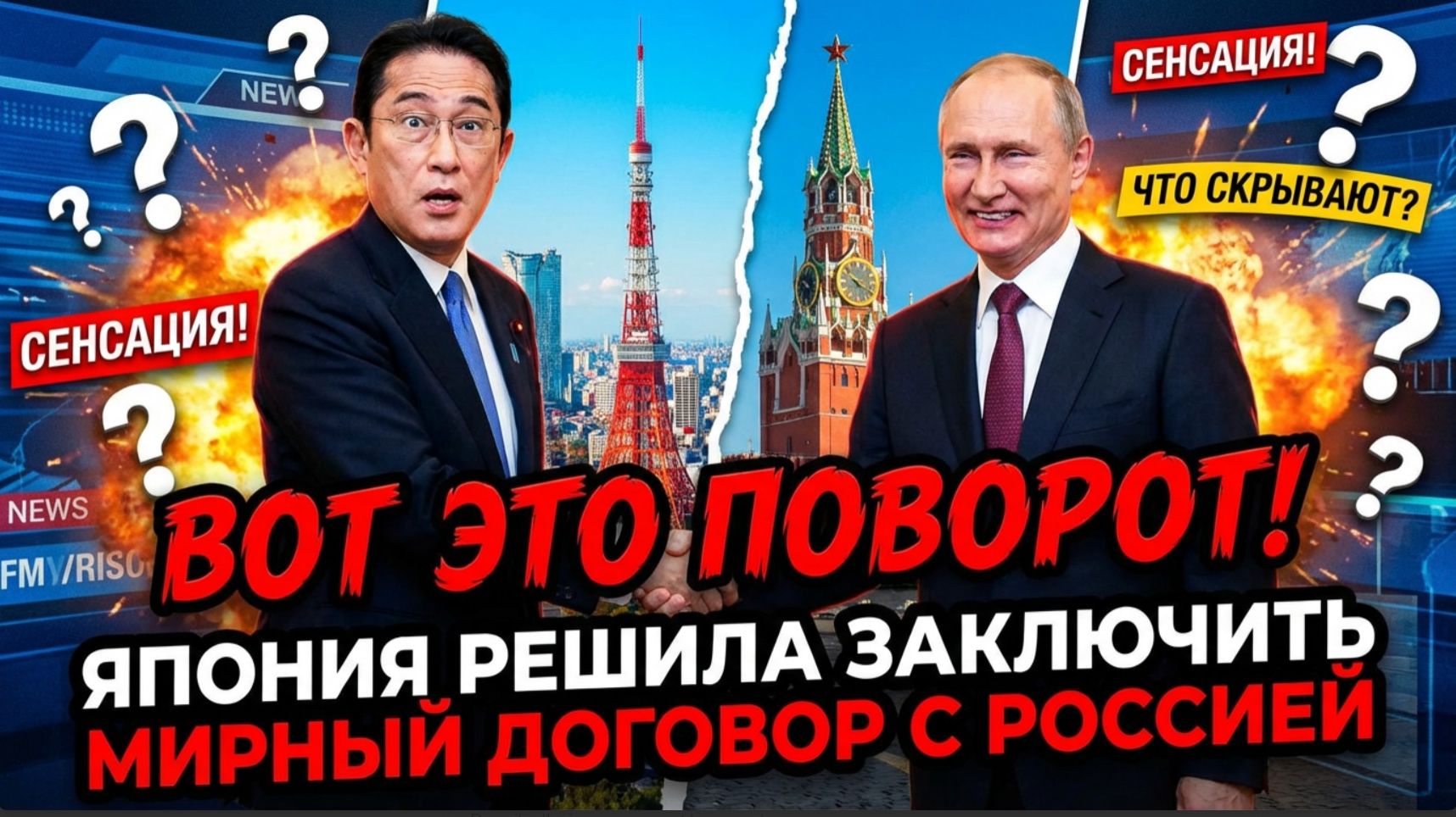 ВОТ ЭТО ПОВОРОТ! Япония решила заключить мирный договор с Россией. Курилы НАШИ!