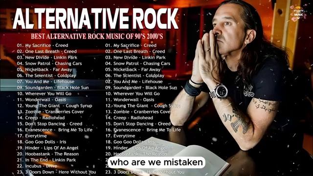 🍿 Creed, Linkin Park, Metallica, Nickelback, Green Day, Coldplay💕Alternative Rock Greatest Hits