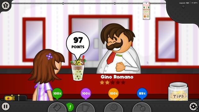 Papa's Freezeria Deluxe 89 day ( Папа Луи 89 день)  прохождение