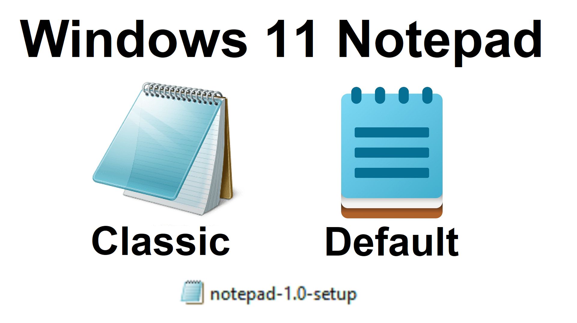 Установка классического Болкнота под Windows 11