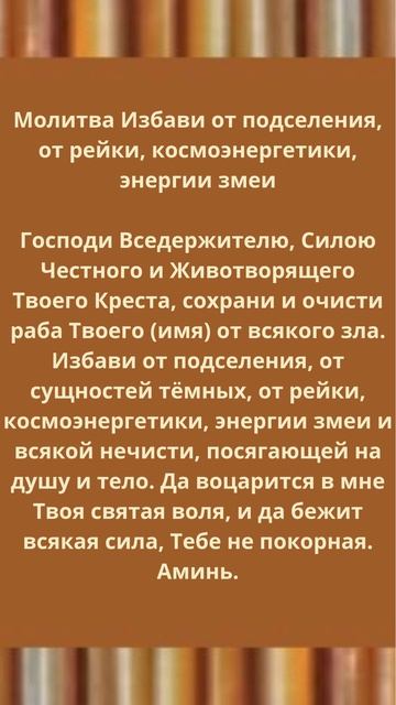 Молитва Избави от подселения, от рейки, космоэнергетики, энергии змеи.