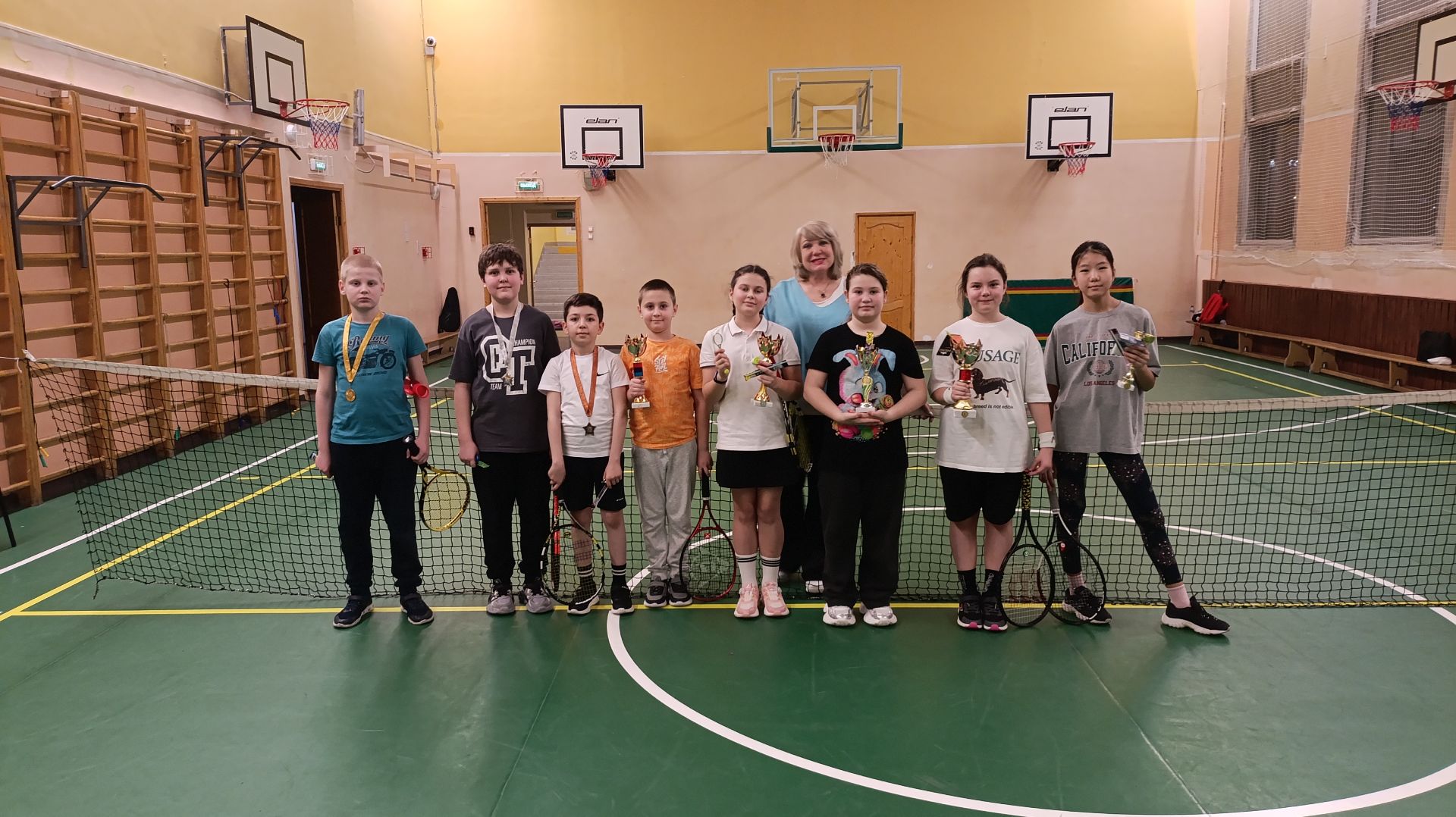 Чемпионат школы 1596 по теннису. Старшая группа