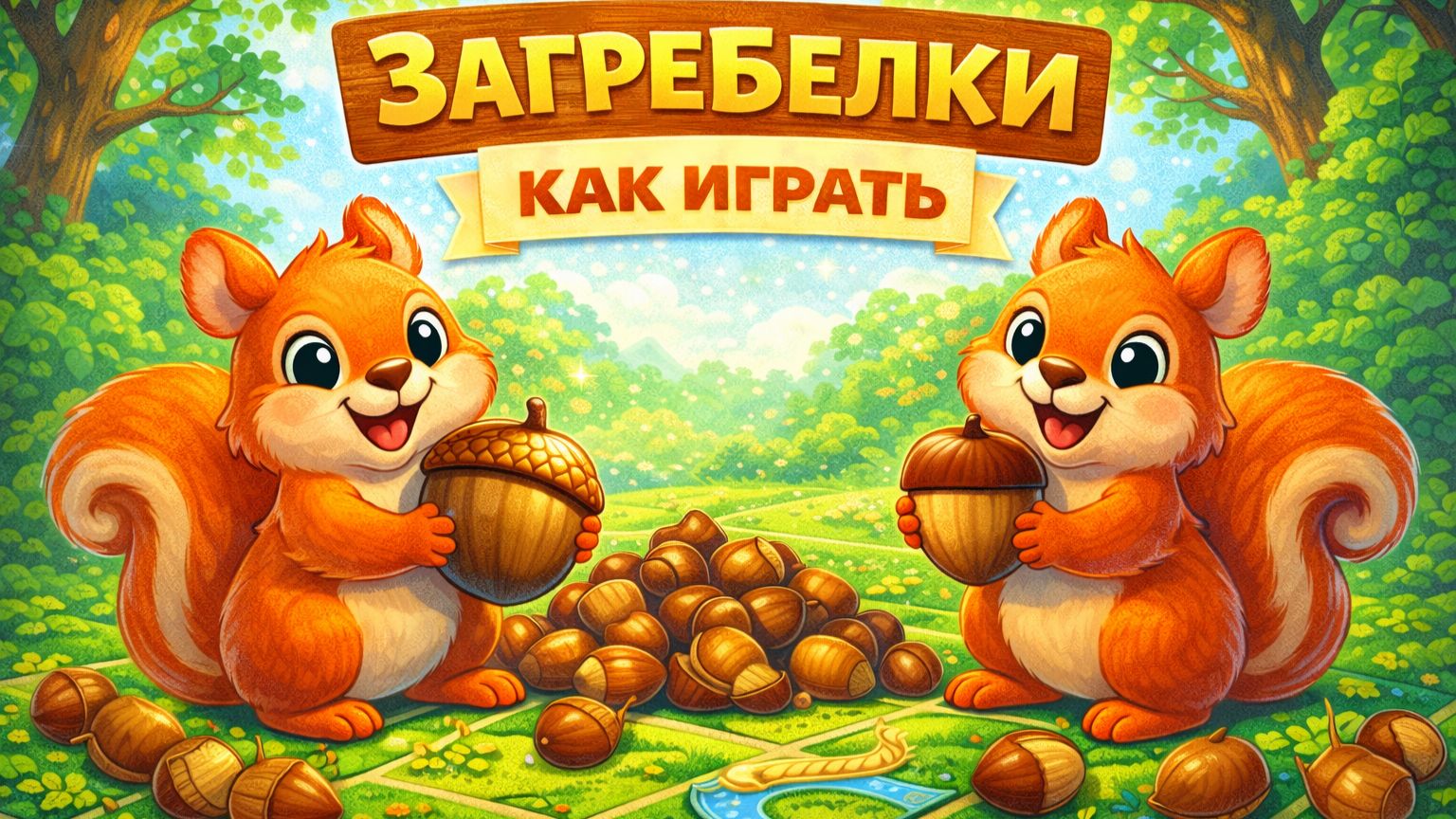 ЗагреБелки — правила настольной игры | Как играть с детьми