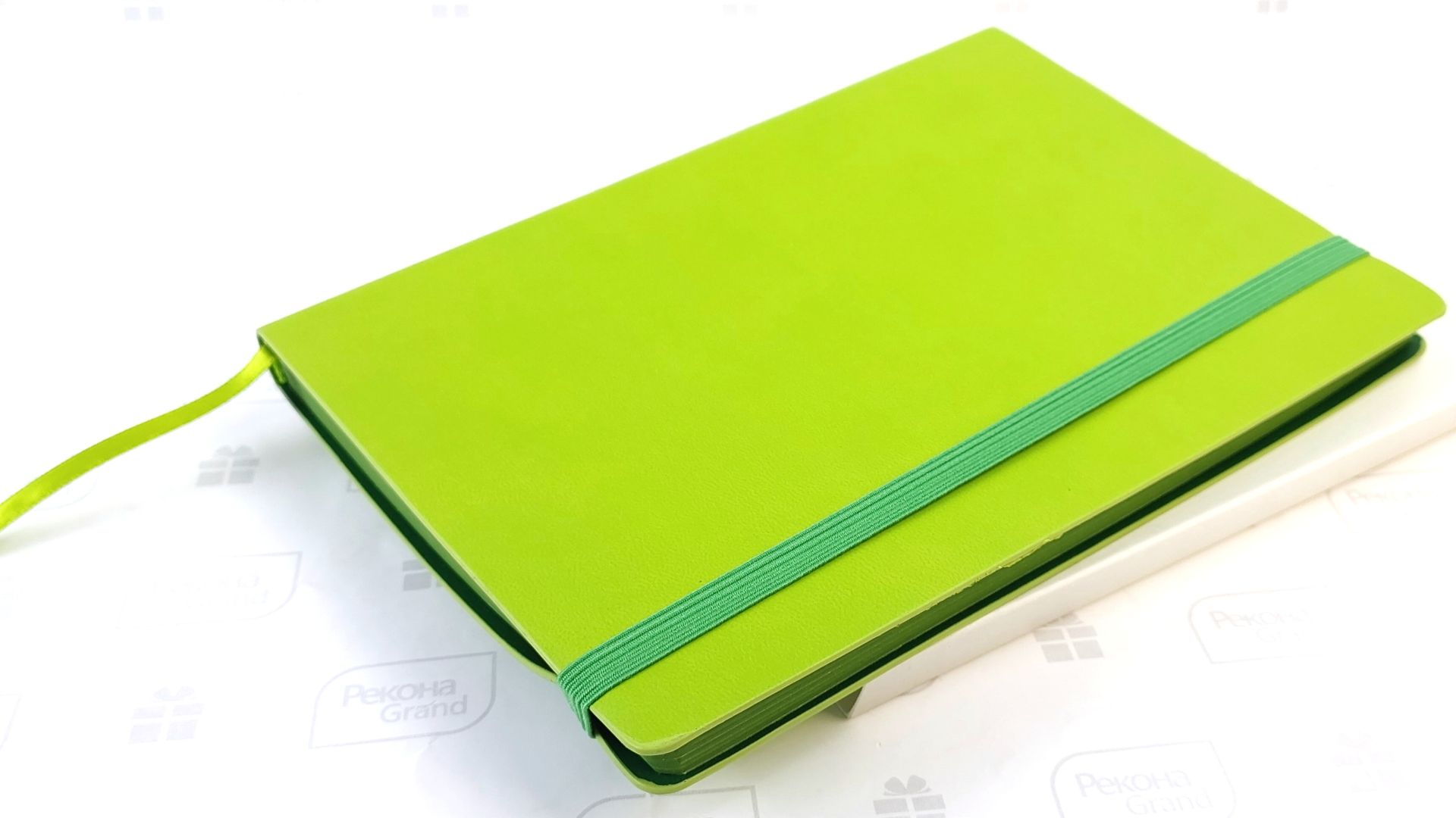 Бизнес-блокнот RILY цвета зеленое яблоко