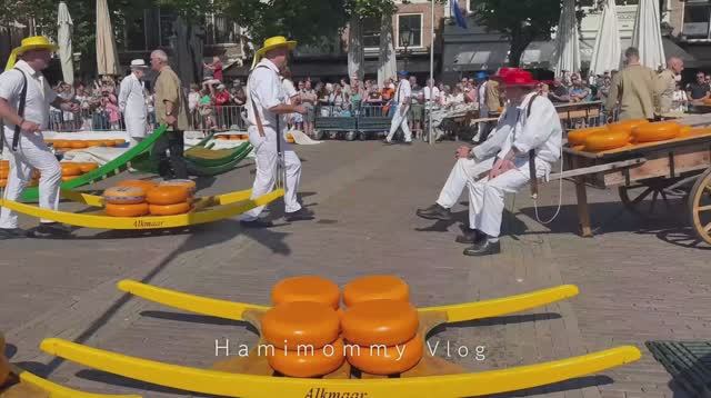 Прогулка по красивым голландским деревням 🛶  Кафе, еда и каналы  Тревел-влог 🇳🇱