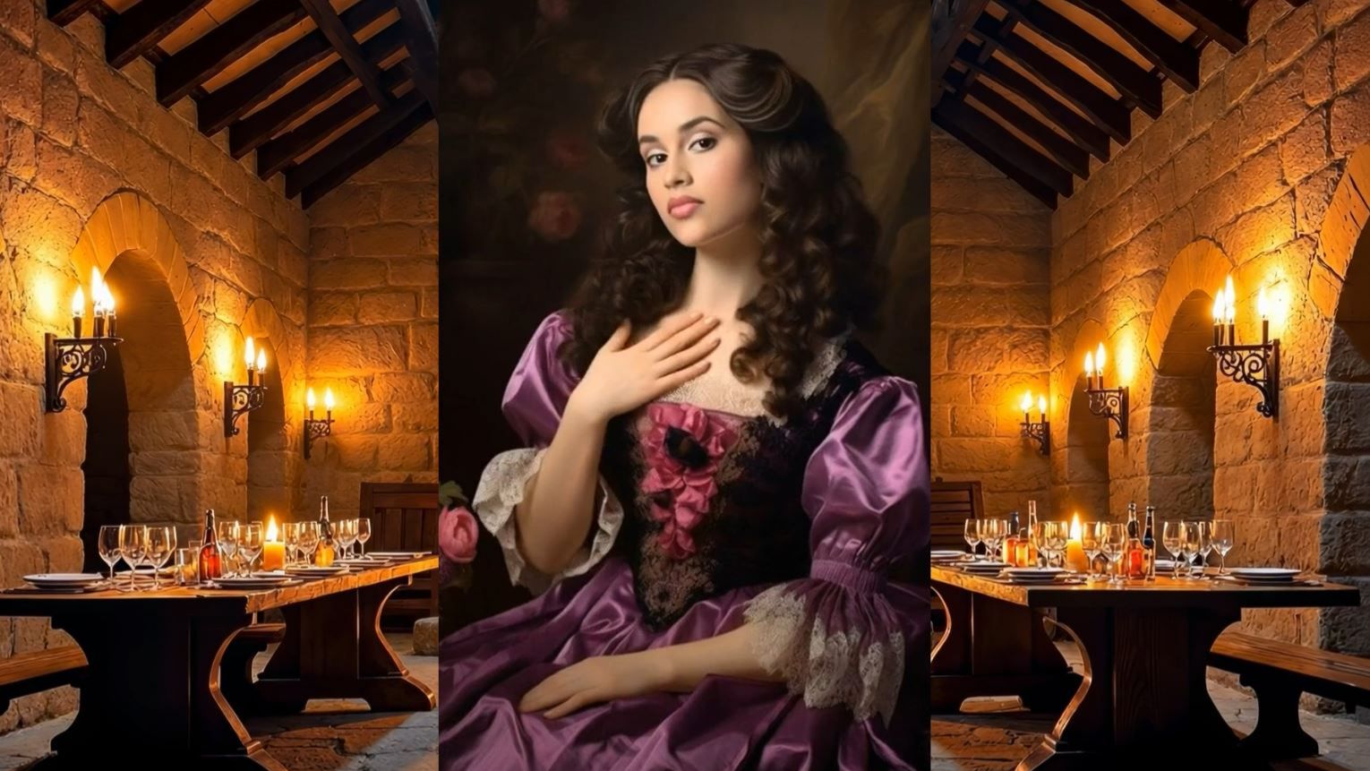 Диана Анкудинова..Замок.Вечер.