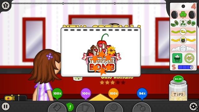 Papa's Freezeria Deluxe 90 day ( Папа Луи 90 день)  прохождение