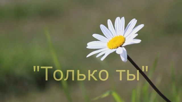 "Только ты" песня.