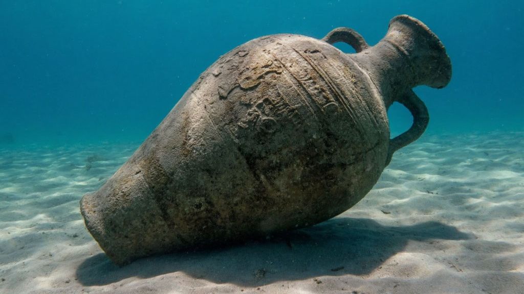 амфоры, дайвинг в Каш, Турция