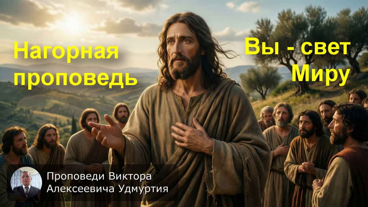 Нагорная проповедь. Вы - свет Миру