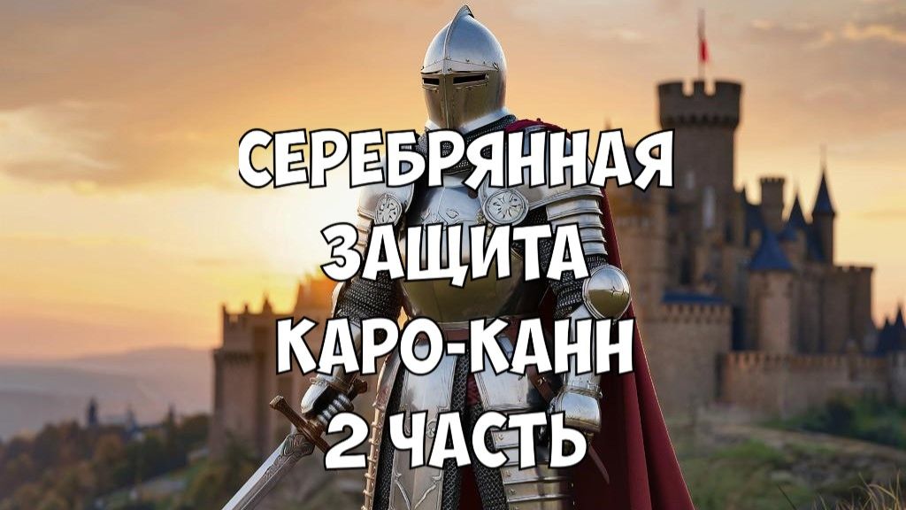 42. Дебюты за черных. Каро-Канн. 2 часть - классический вариант.