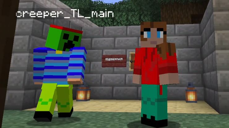 Юра и мама строят себе дома в будущем городе Майнкрафт