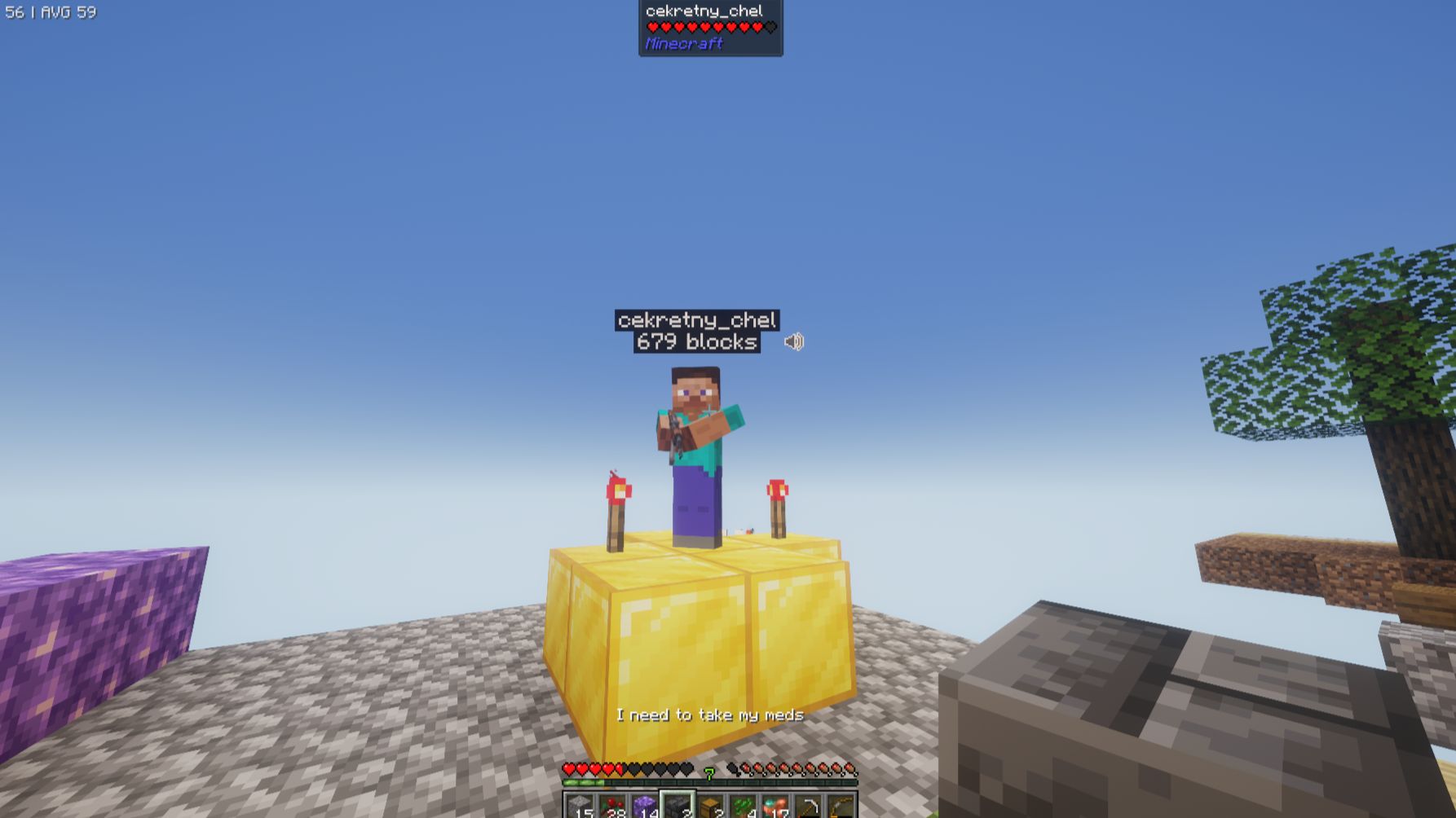 один блок и стивы !(6 часть)