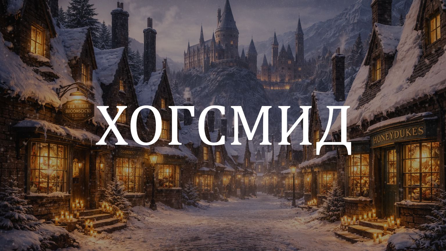 Спокойная музыка для сна | музыка для учёбы | музыка для работы | Хогсмид | Гарри Поттер