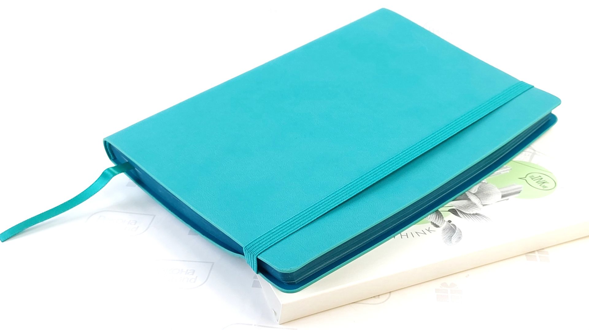 Бизнес-блокнот RILY бирюзовый