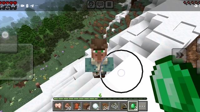 моё везение! нашёл 2 изумруда