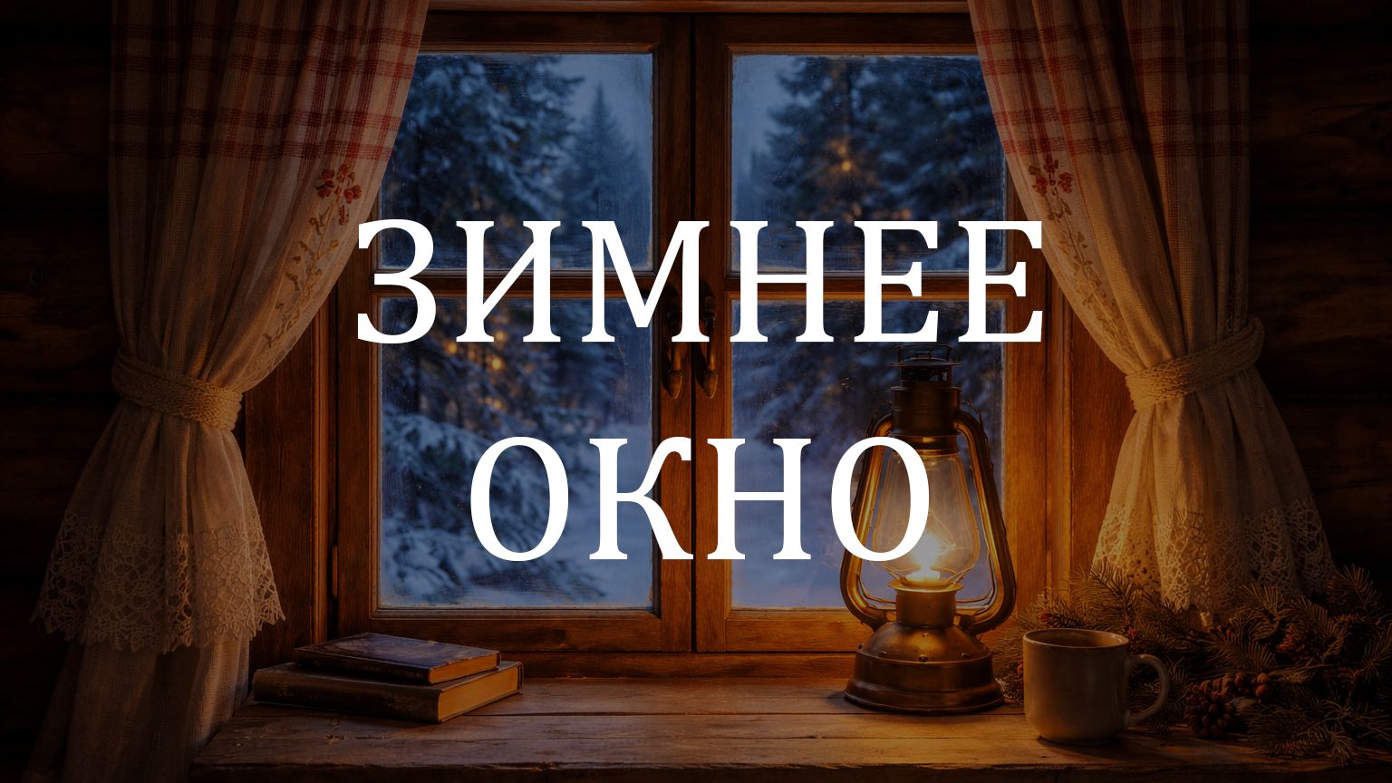 Звук ветра | Уютное зимнее окно | Видео для сна и релакса