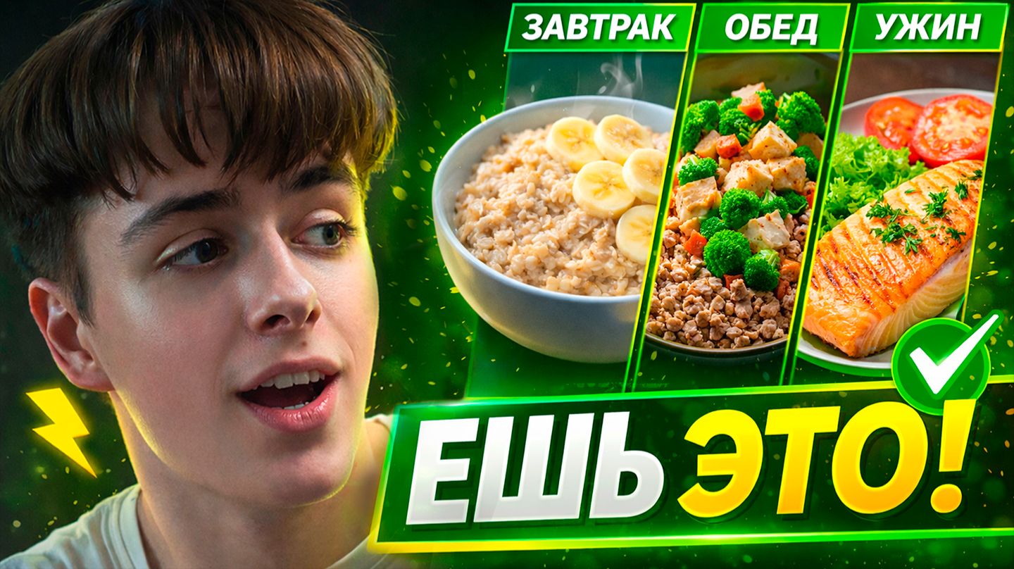 ПОЛЕЗНАЯ ЕДА, ДОСТУПНАЯ КАЖДОМУ! | ЧТО СТОИТ ЕСТЬ НА ЗАВТРАК/ОБЕД/УЖИН