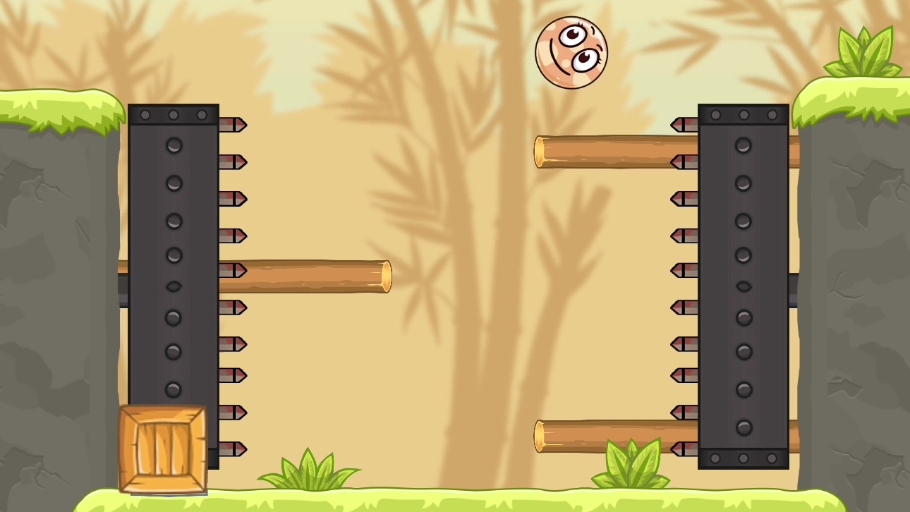 Красный шар против пауков. красный шарик.