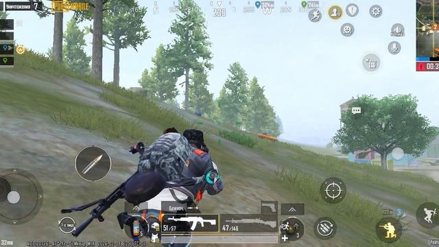 PUBG Mobile очень интересный заплыв и последующий замес в повторах