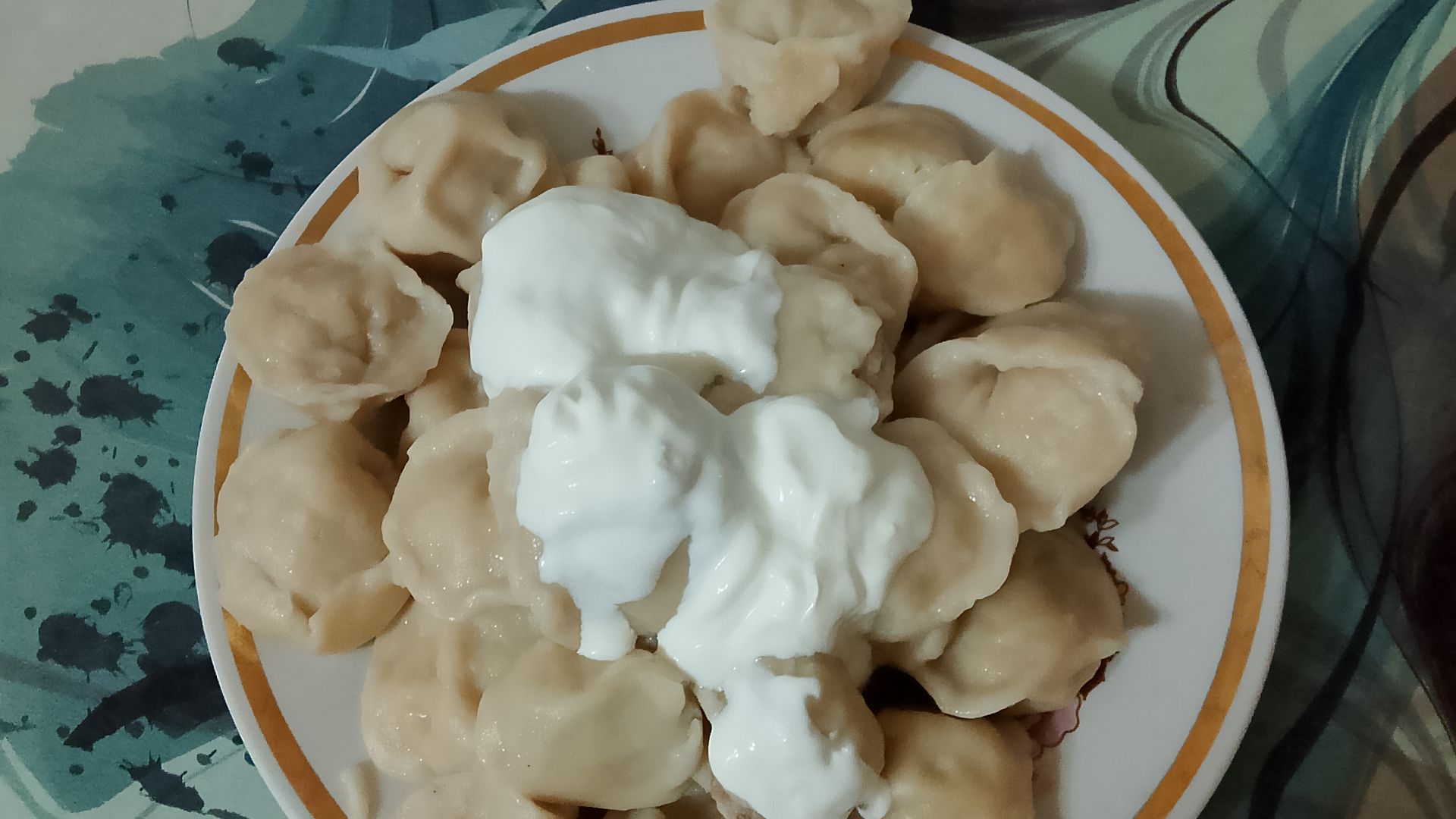 Пельмени из заварного теста.