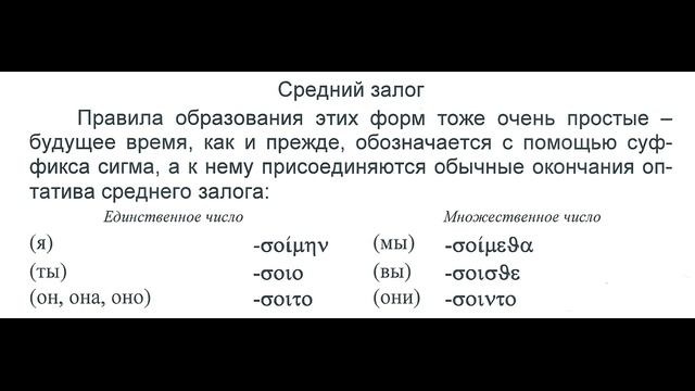 Древнегреческий язык Занятие 41