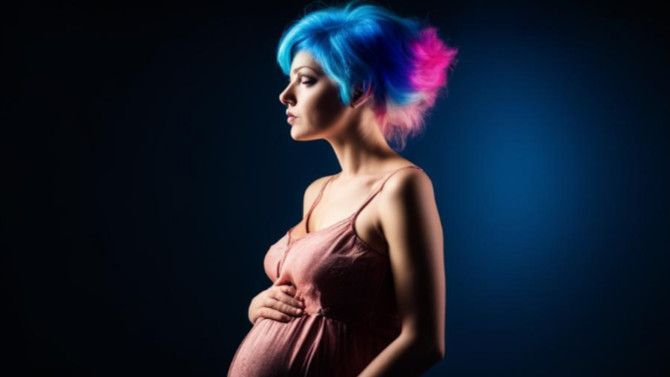 Окрашивание волос при беременности