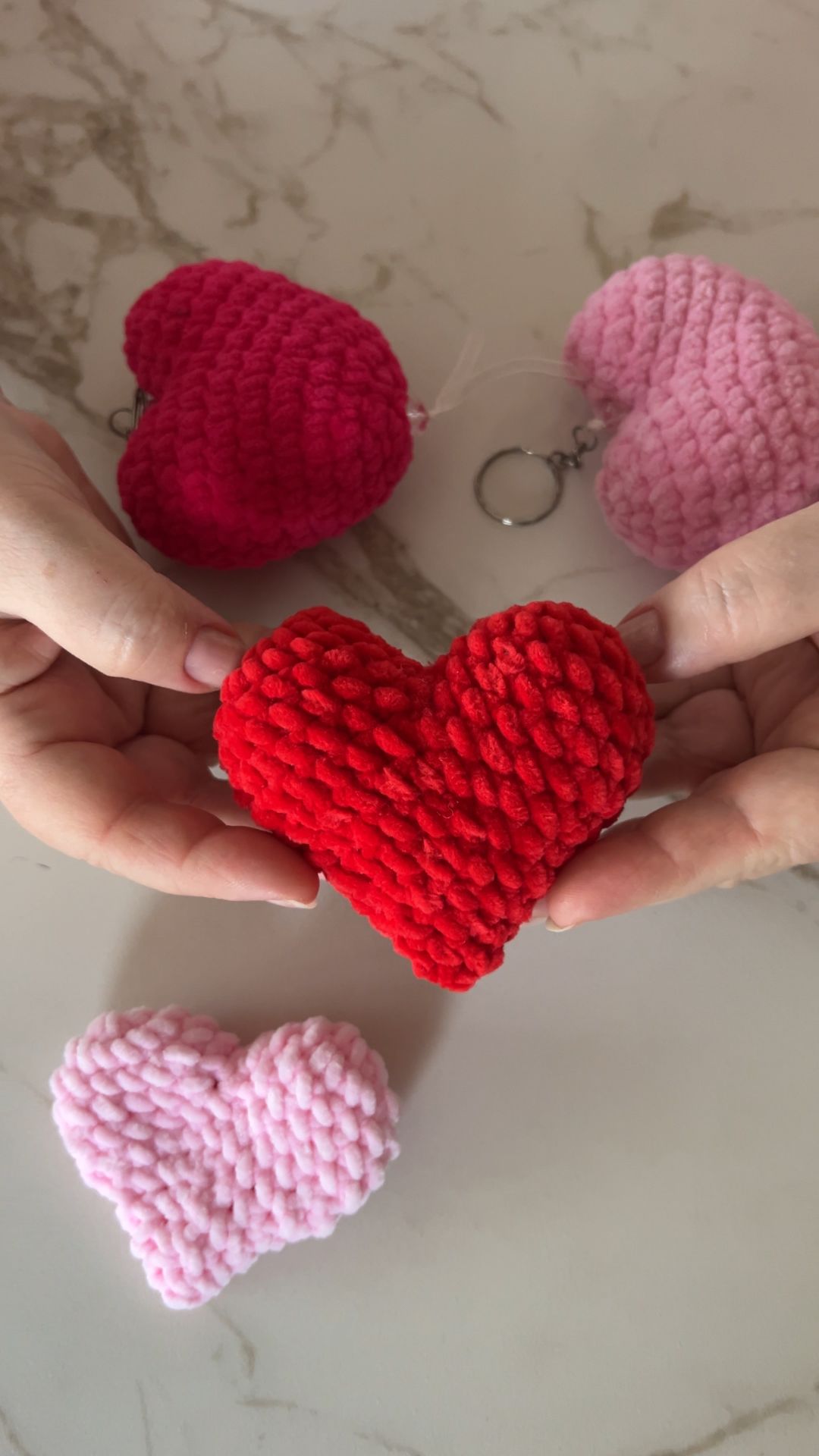 Объемное сердечко крючком, мастер-класс