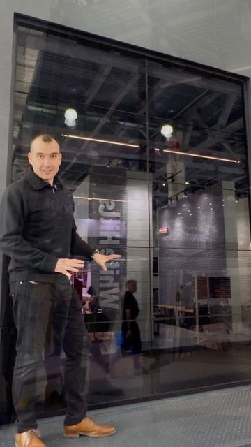 Стеклянные ворота - да ещё и с тонировкой…