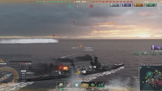 Мир кораблей (World Of WarShips).Линкор Корнилов