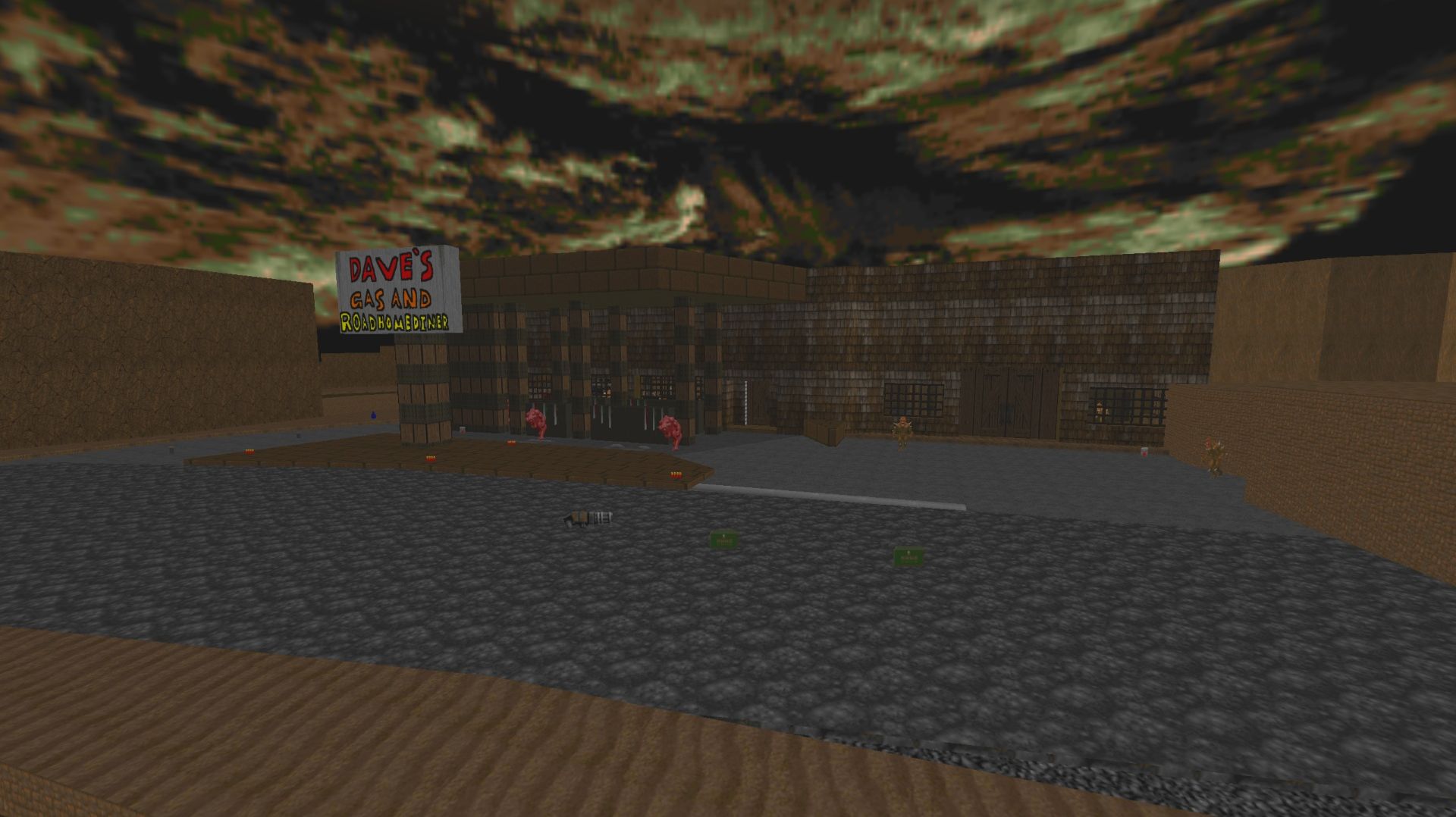 Map01: Roadhouse Diner – The Road to Skull City [Все секреты]