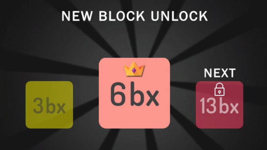 X2 Blocks (1bx → 3bx → 6bx)