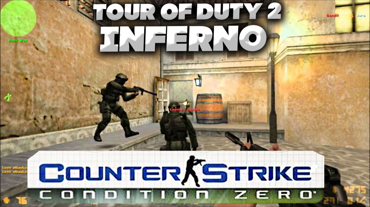 COUNTER STRIKE CONDITION ZERO TOUR OF DUTY #2 INFERNO -ПРОХОЖДЕНИЕ БЕЗ КОММЕНТАРИЕВ NORMAL СЛОЖНОСТЬ