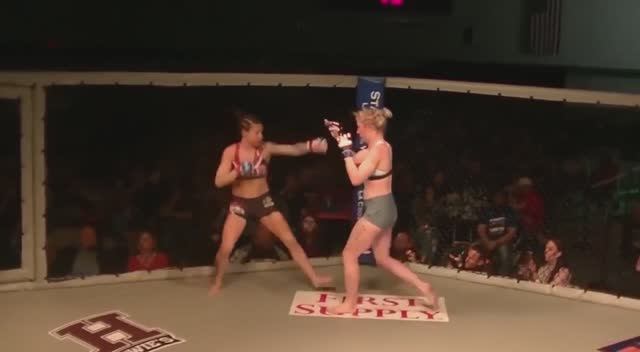 Jordan Nickelatti VS Taylor Jo Lamonska. Супер нокаут.