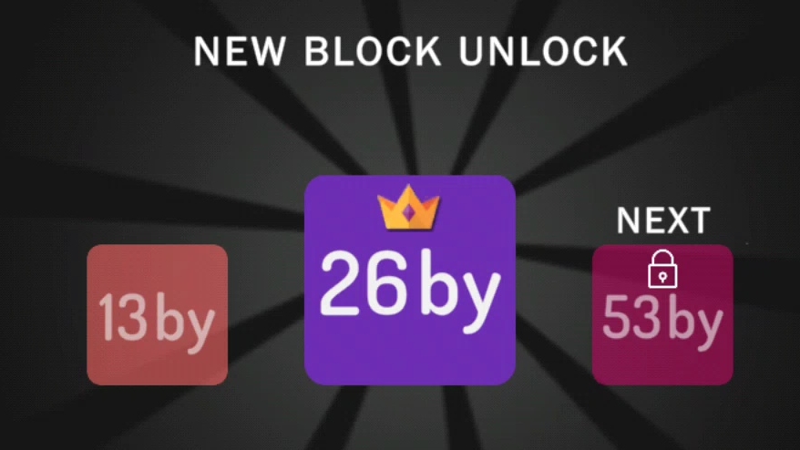X2 Blocks (6by → 13by → 26by)