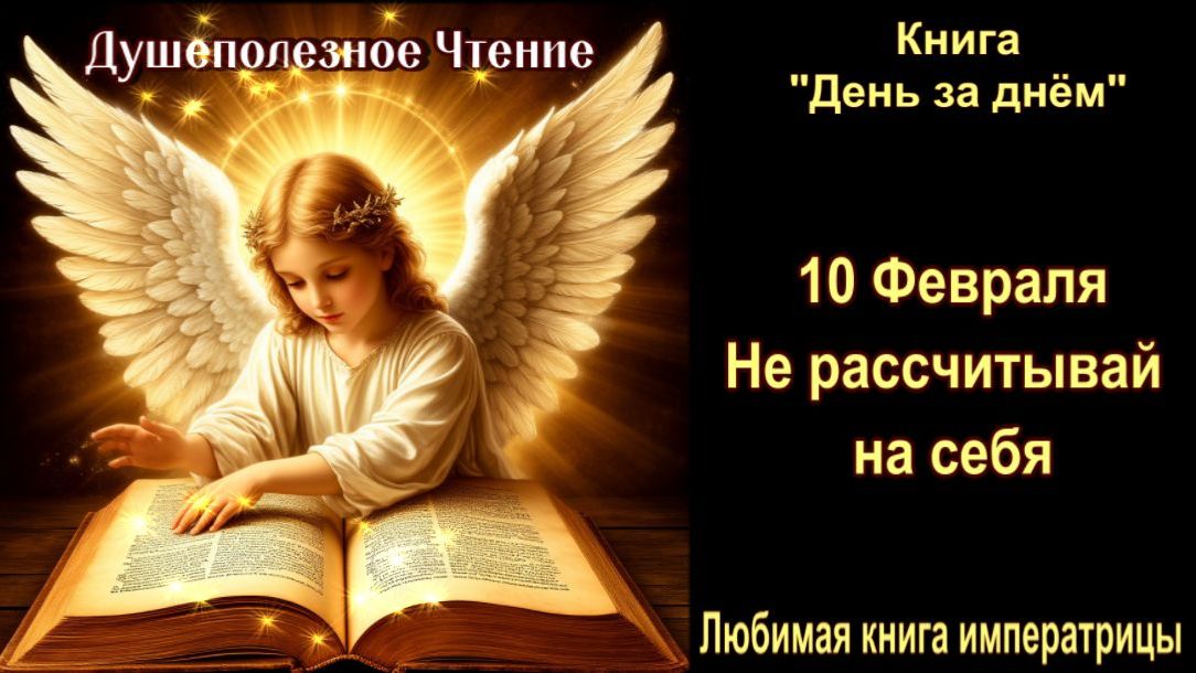 10 Февраля  " Не рассчитывай на себя "День за днем"
