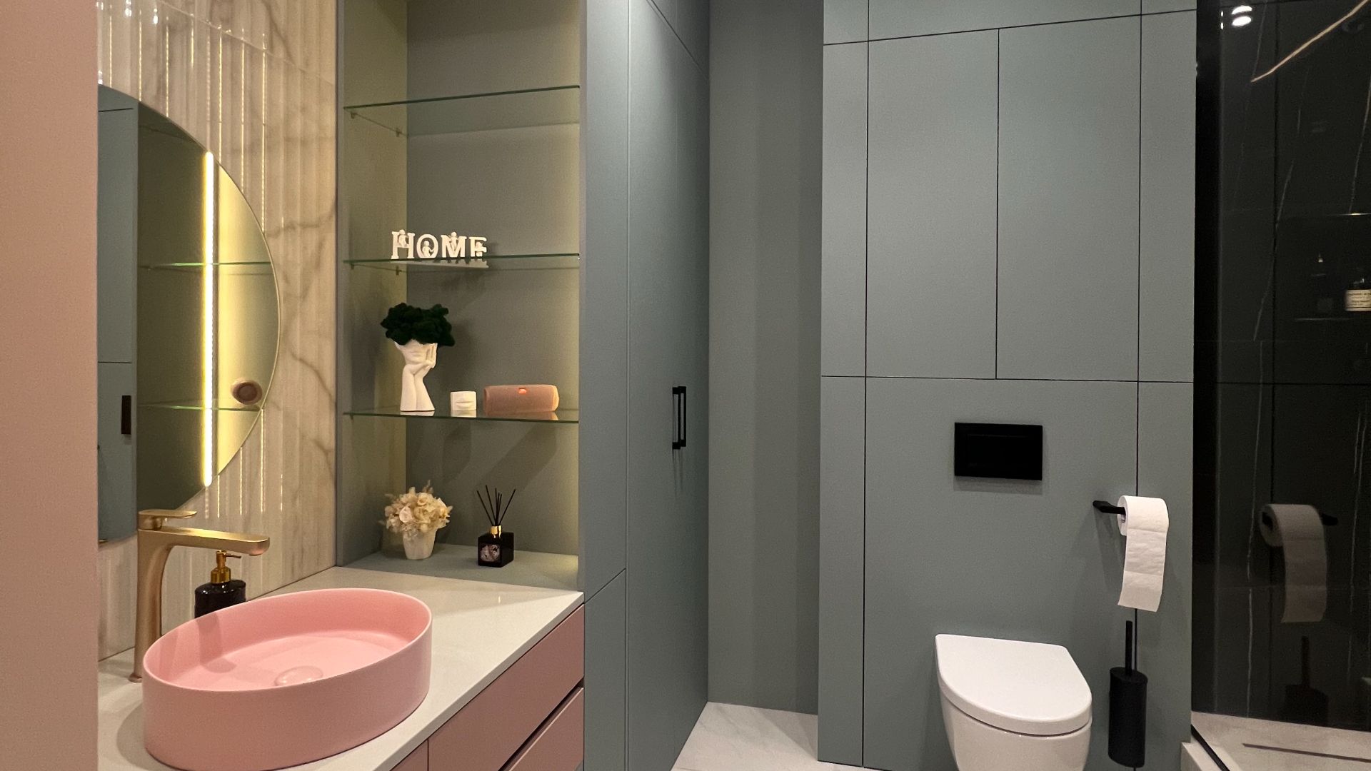 Обзор мебели в гостевом санузле