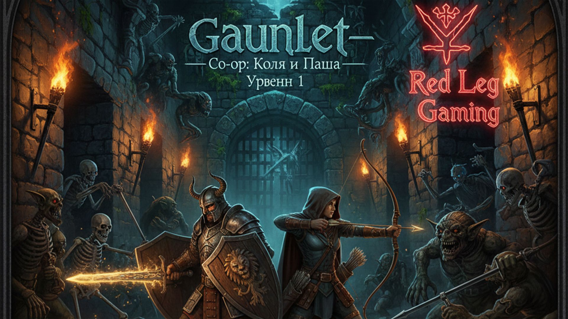 Gauntlet — Первый уровень | Кооператив с друзьями | PS5