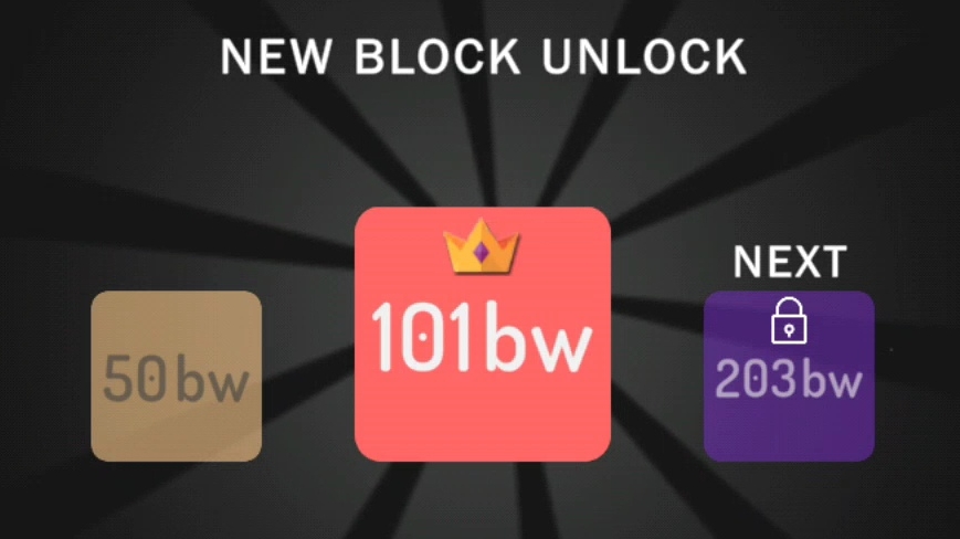 X2 Blocks (25bw → 50bw → 101bw)