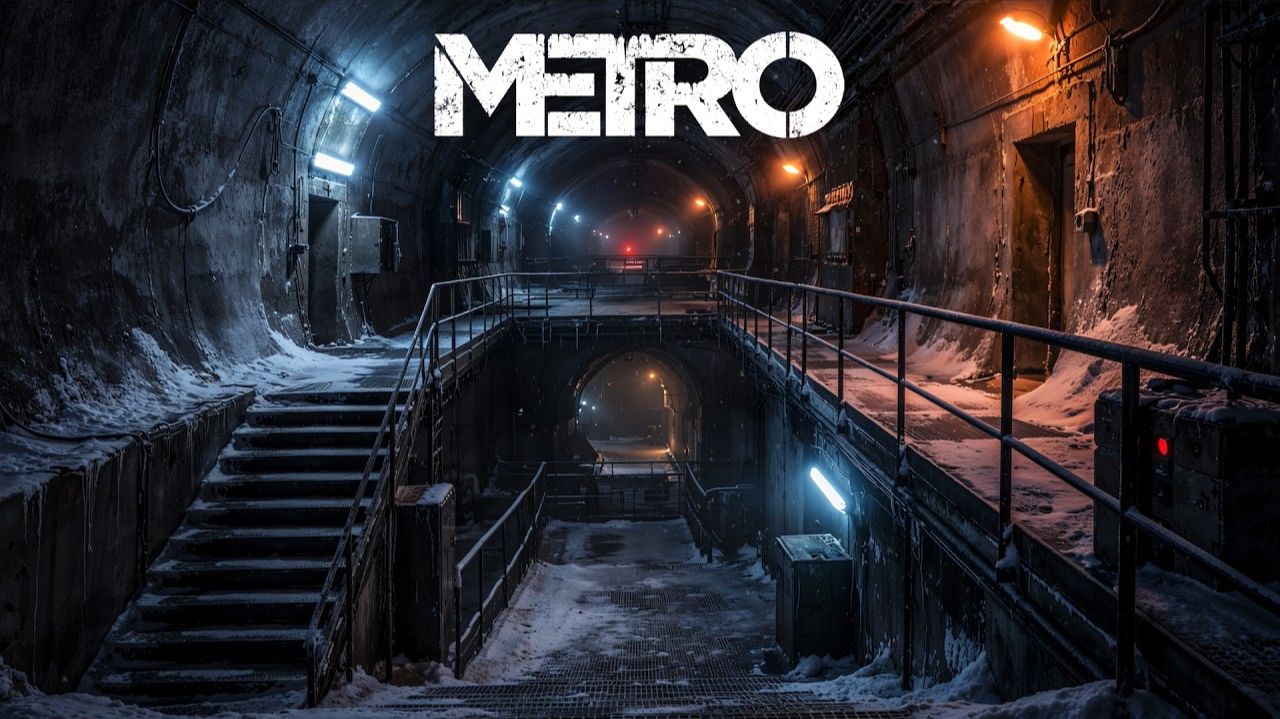 Metro Sublevel Entry — Winter Sci-Fi Ambience