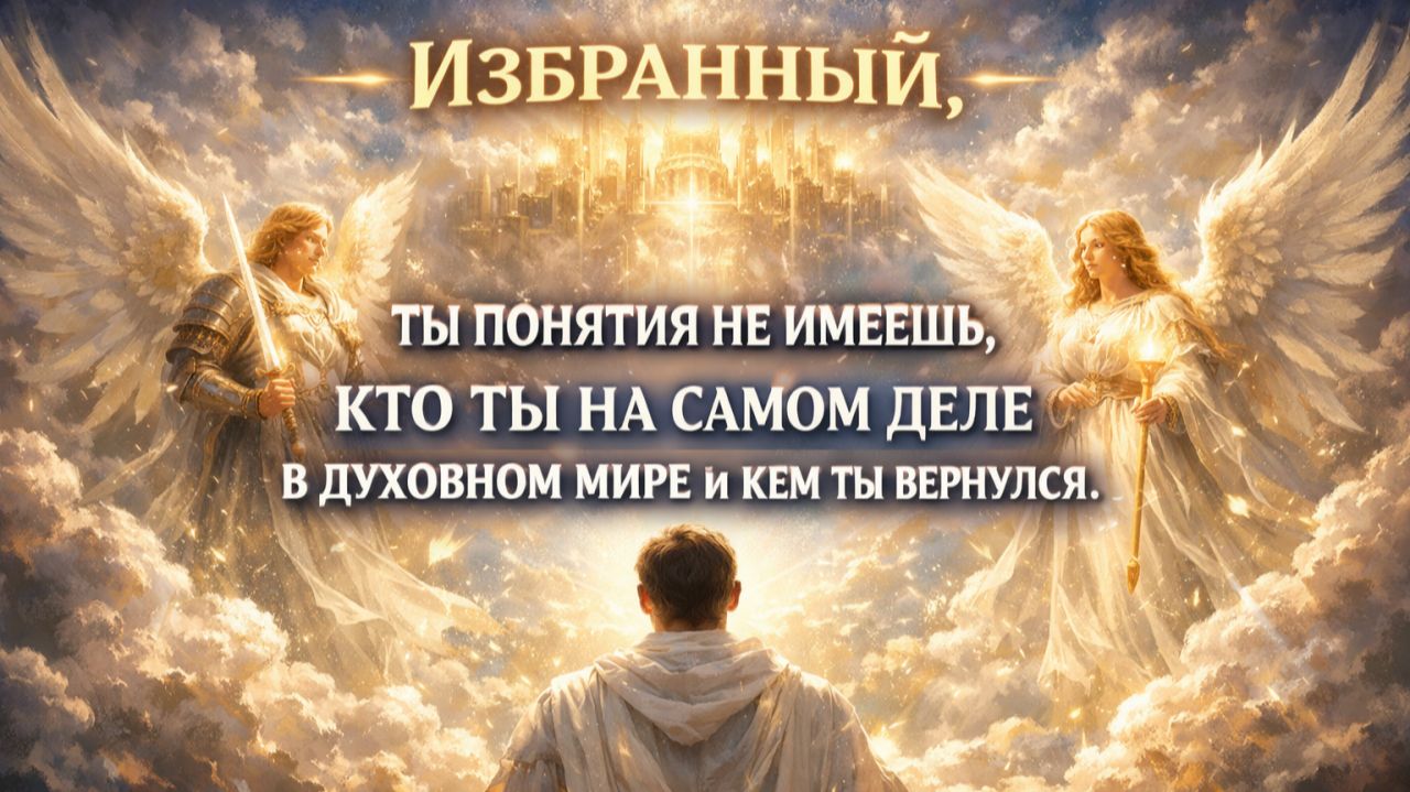ИЗБРАННЫЙ ⚠️ ТЫ НЕ ЗНАЕШЬ, КТО ТЫ В ДУХОВНОМ МИРЕ — ПРАВДА РАСКРЫТА