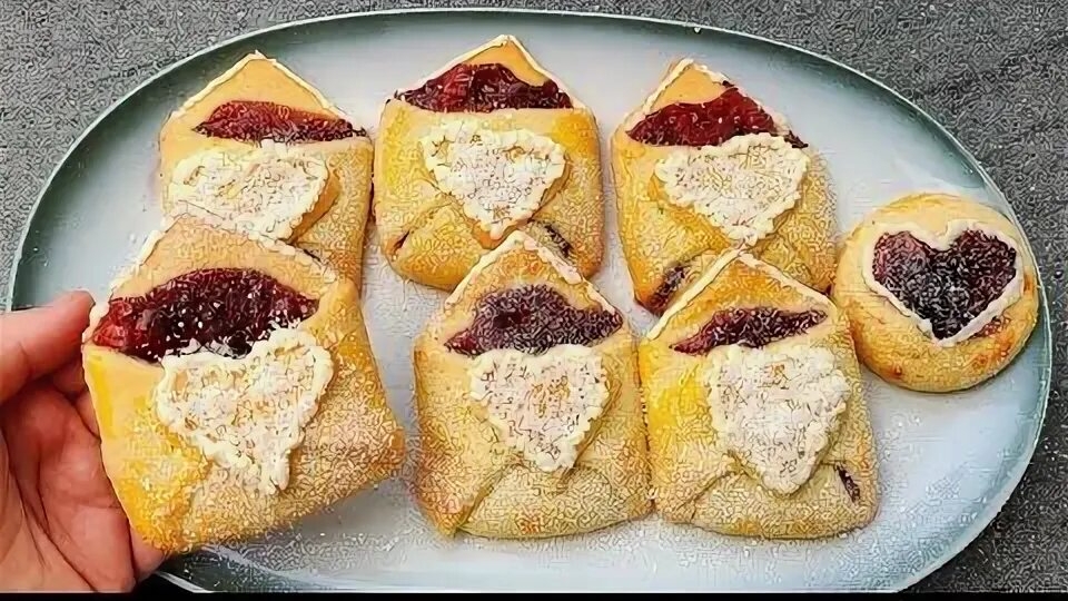 Печенье валентинки 💌