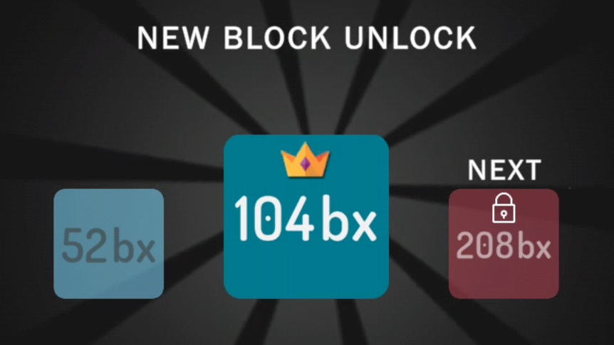 X2 Blocks (26bx → 52bx → 104bx)