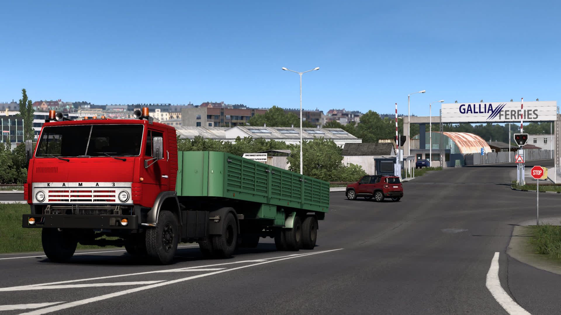 536 / ЕTS2 1.57 / Перегоняю КАМАЗ из Абхазии в Болгарию.