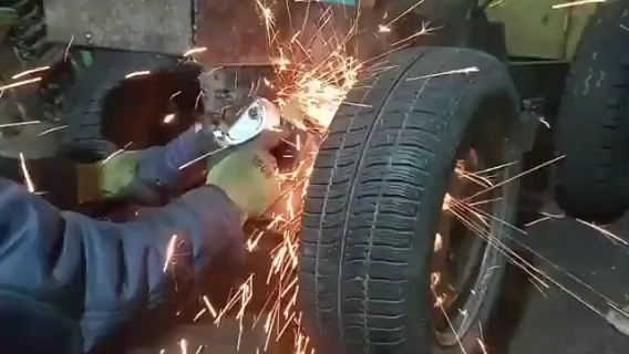 Мой новый мини трактор колея 70см (Установка передней балки )