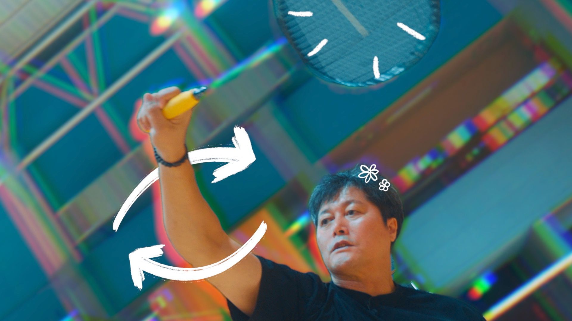 Бадминтонный удар, запястье не крутится. Оно просто возвращается!